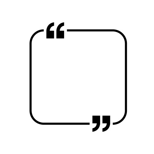 Quotes icon set quote symbol and mark Royalty Free Vector