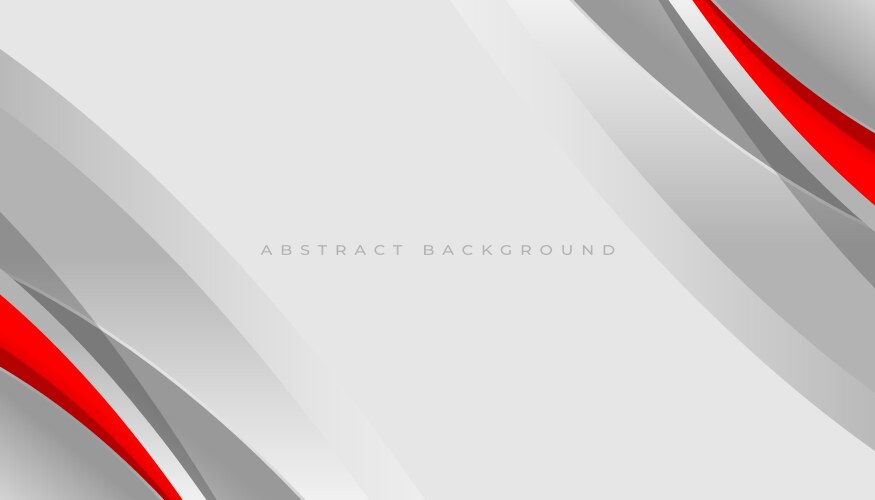 Red white modern abstract background design Vector Image