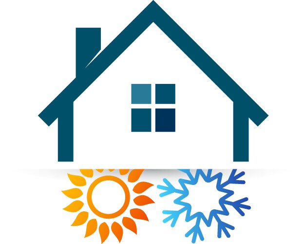 Ac icon air conditioner split temperature Vector Image