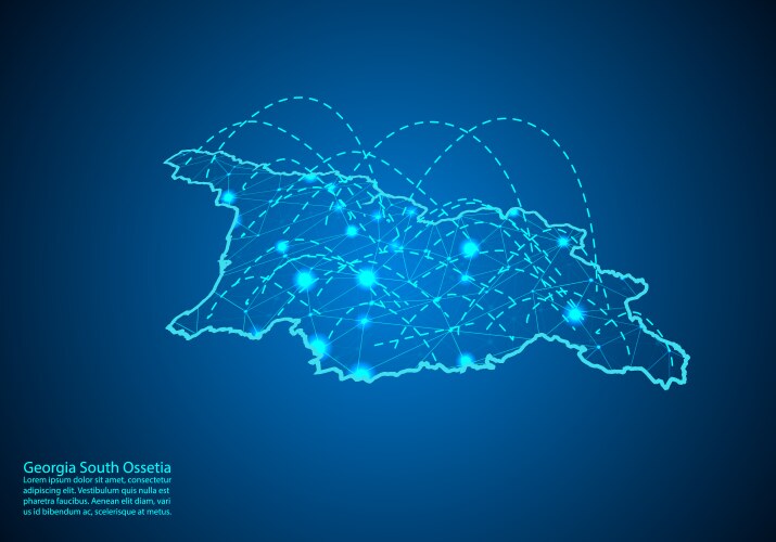 Philippines map with nodes linked by lines Vector Image Philippines map with nodes linked by lines Vector Image