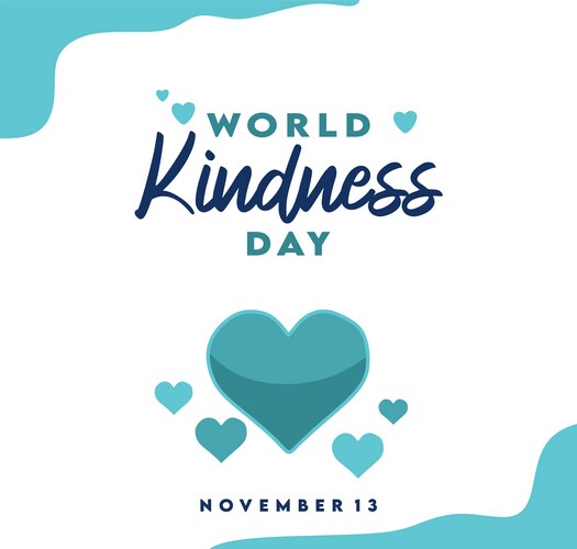 Happy world kindness day november 13 Royalty Free Vector
