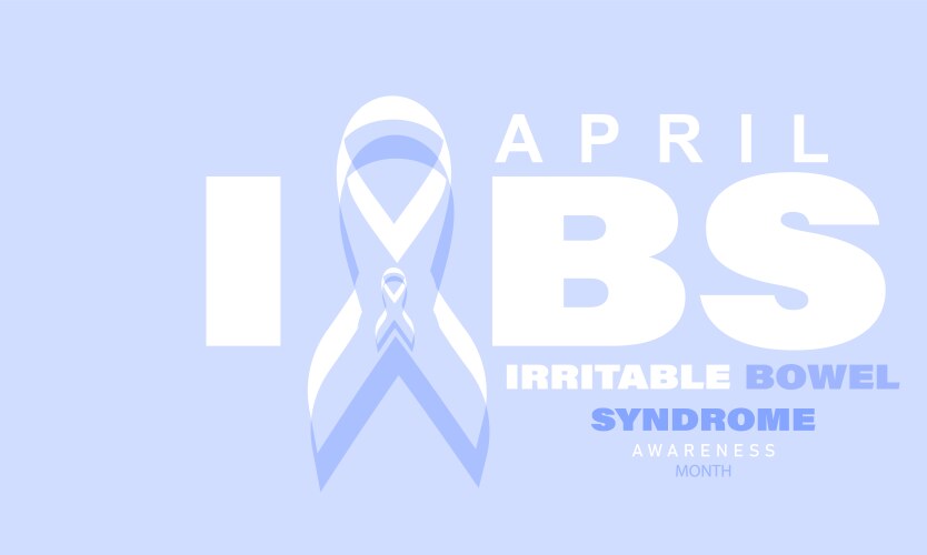 Irritable bowel syndrome ibs awareness month Vector Image