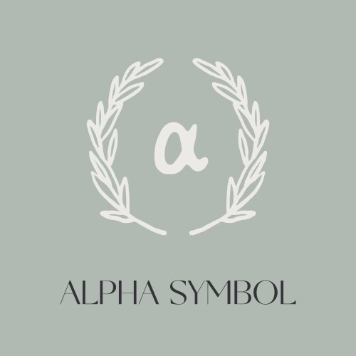 Alpha Symbol Vector Images (over 2,200)