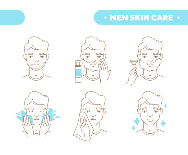 Men Skincare Vector Images (over 710)