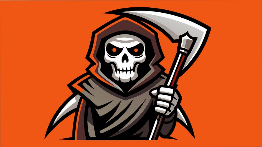 Menacing Reaper Figure – Royalty-Free Vector | VectorStock