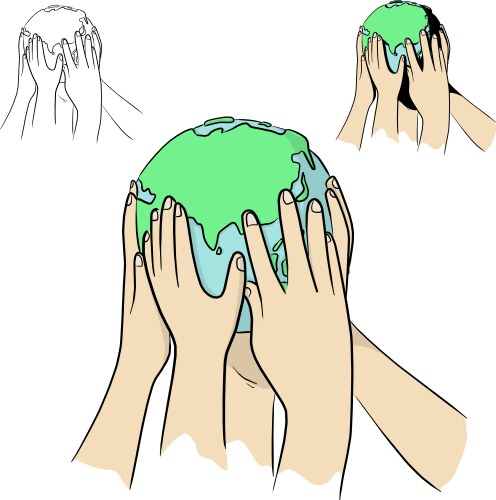 World People Holding Hands Vector Images (over 4,300)