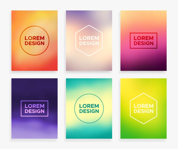 Brochure flyer layouts in a4 size banners Vector Image