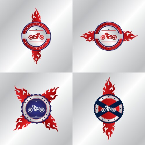 Motorcycle Sticker Vector Images (over 4,600)