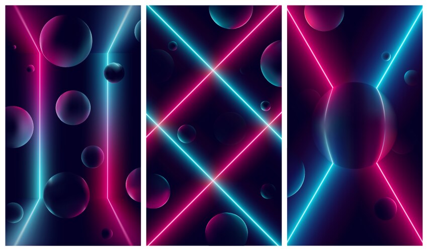 Blue and Pink Neon Vector Images (over 55,000)