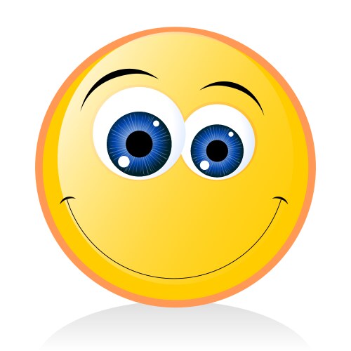 Smiley Faces Staring Vector Images (over 120)