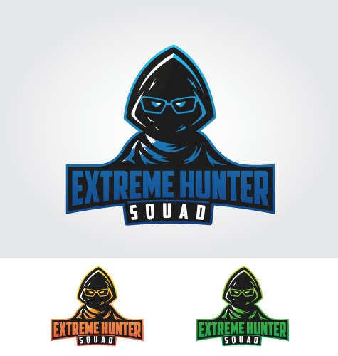 Pro gamer - gaming logo design template bundle Vector Image