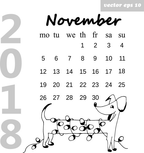 November Vector Images (over 100,000)