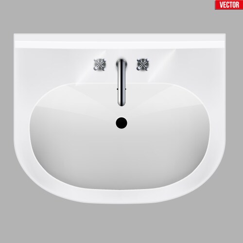 Bathroom Sink Top View Vector Images (over 200)