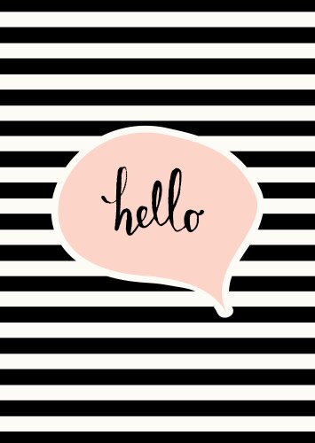 Cute cacti poster design Royalty Free Vector Image