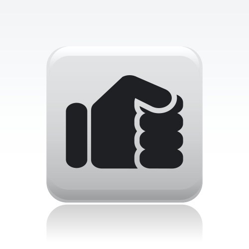 Fist icon Royalty Free Vector Image - VectorStock