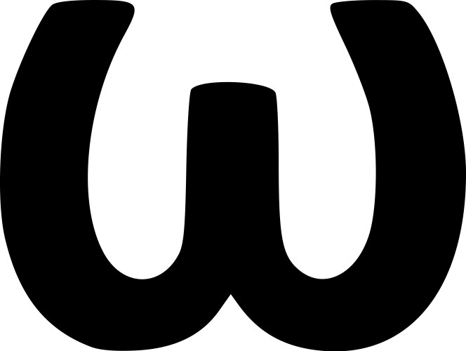 Lambda greek lowercase symbol flat icon Royalty Free Vector