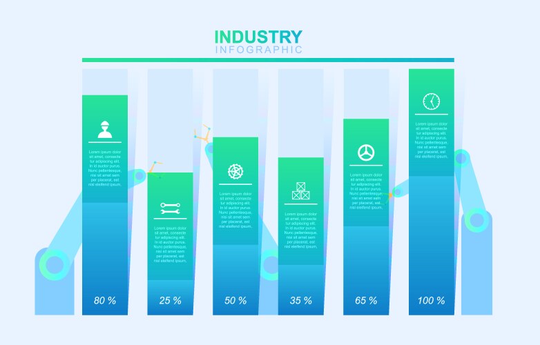 Bar chart graph diagram financial analytics Vector Image