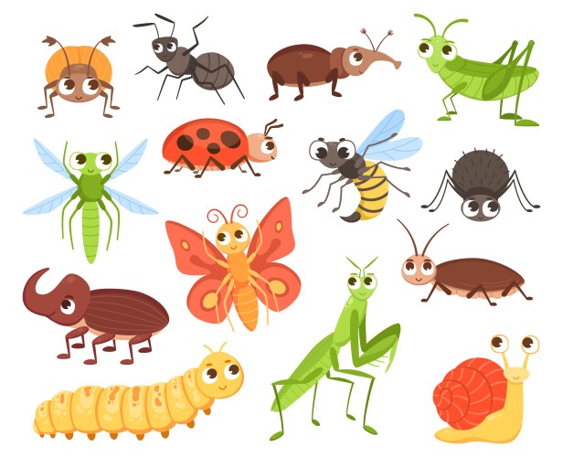 Cartoon Insects Vector Images (over 81,000)