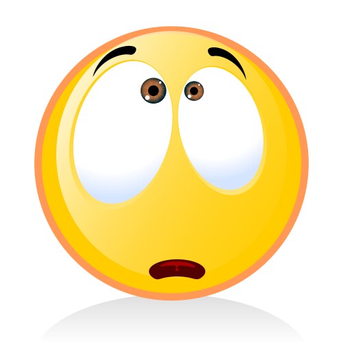 Emoji emoticon - aggression Royalty Free Vector Image