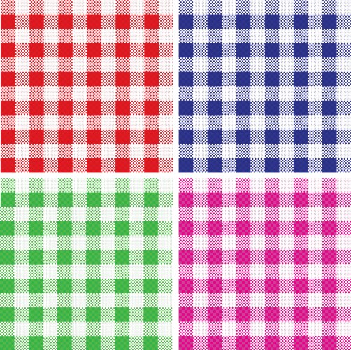 Red gingham tablecloth pattern Royalty Free Vector Image