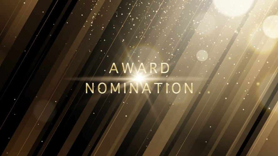Award nomination ceremony luxury background Vector Image