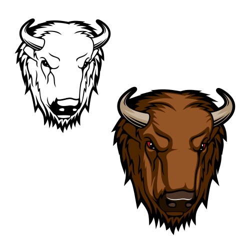 Cartoon Bison Vector Images (over 6,300)