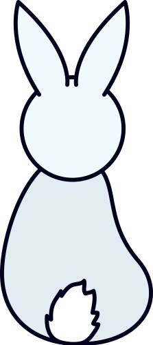 Easter Bunny Back Silhouette Vector Images (over 110)