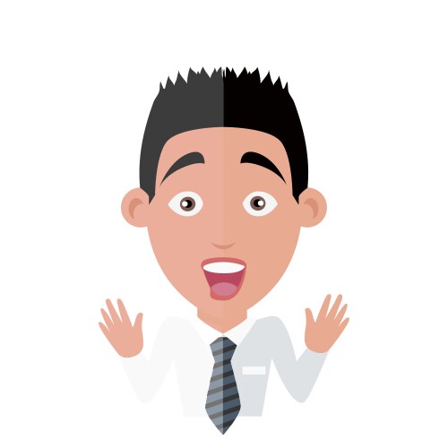 Emotion happiness face laughter joy fun Royalty Free Vector Emotion happiness face laughter joy fun Royalty Free Vector