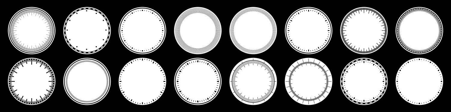 Blank Watch Face Vector Images (over 540)