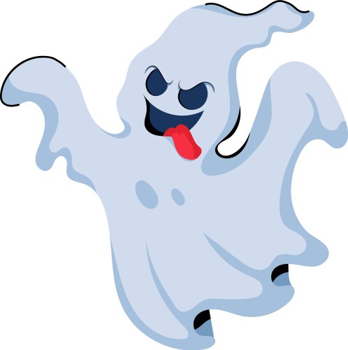 Scary ghost Royalty Free Vector Image - VectorStock