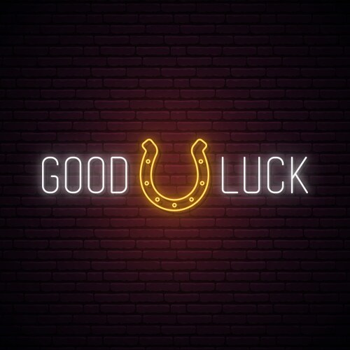 Neon Good Luck Vector Images (over 300)