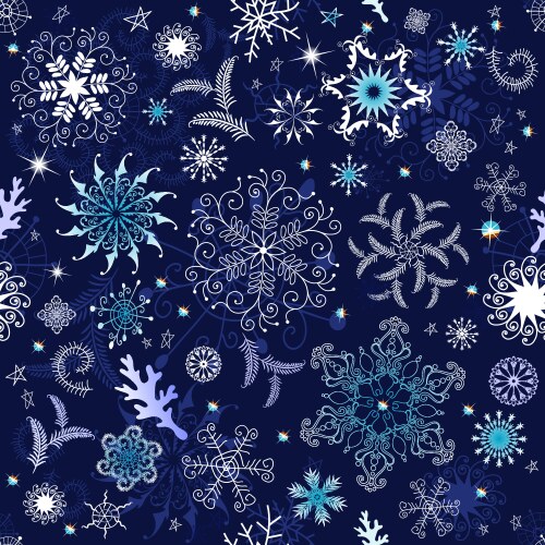Seamless christmas and new year pattern Royalty Free Vector