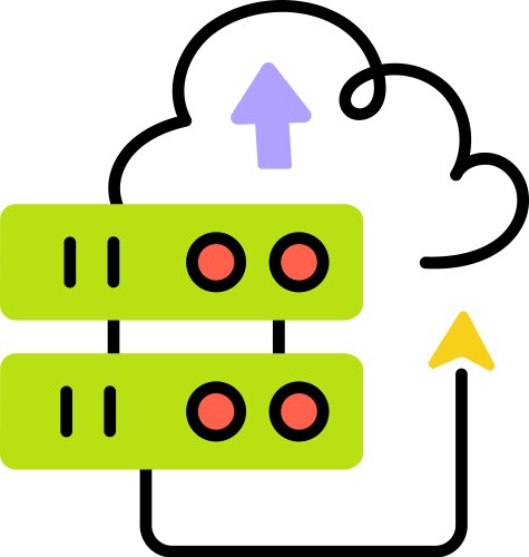 Server files Royalty Free Vector Image - VectorStock