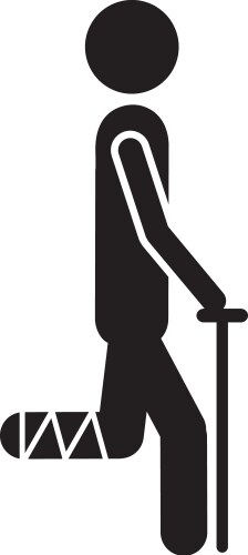 Injured Stick Figure Vector Images (over 150)