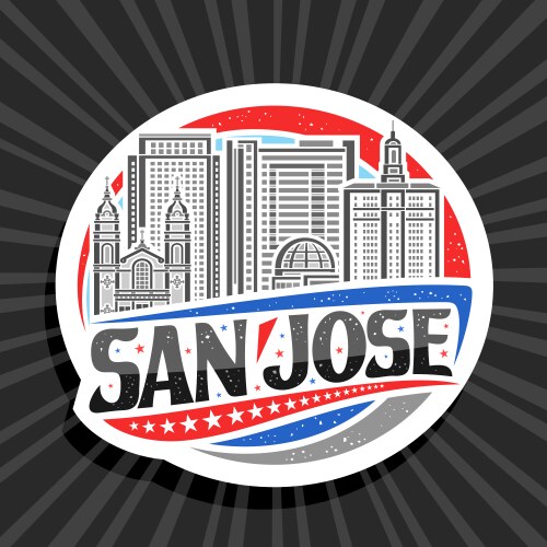 Logo for san jose Royalty Free Vector Image - VectorStock