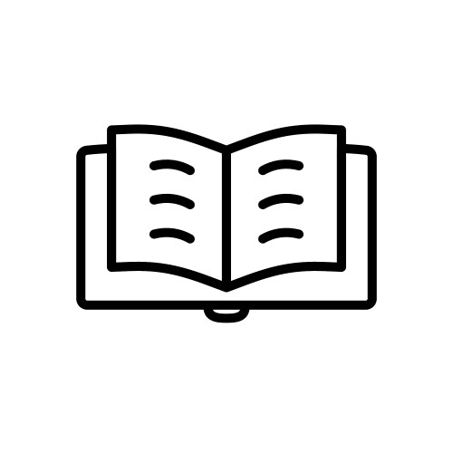 Open book reader icon perfect for digital Vector Image