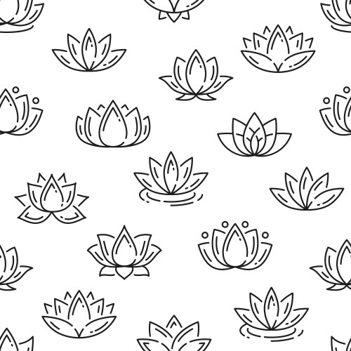 Lotus Outline Vector Images (over 16,000)