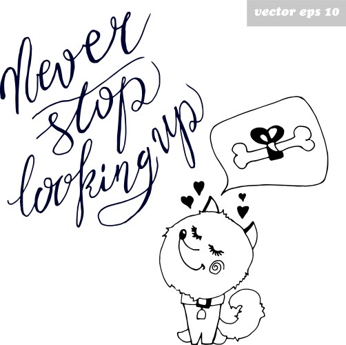 Funny child dog Royalty Free Vector Image - VectorStock