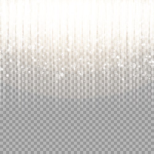 Golden rays on a transparent background Royalty Free Vector