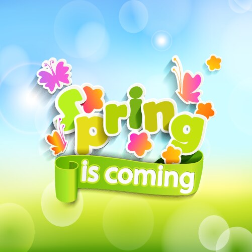 Easter colorful bokeh background Royalty Free Vector Image