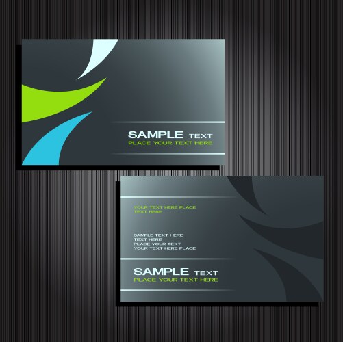 Business card Royalty Free Vector Image - VectorStock