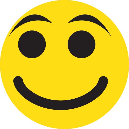 Emoticon template face Royalty Free Vector Image