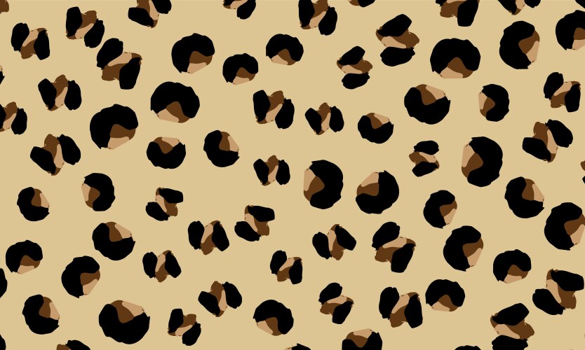 Leopard print design animal skin pattern Vector Image