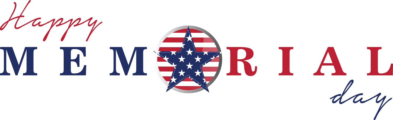 Memorial day emblem Royalty Free Vector Image - VectorStock