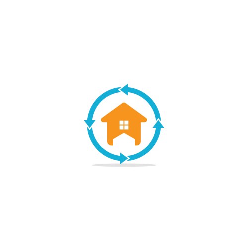 Logo template for an insurance company Royalty Free Vector