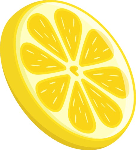 Modern flat of lemon Royalty Free Vector Image