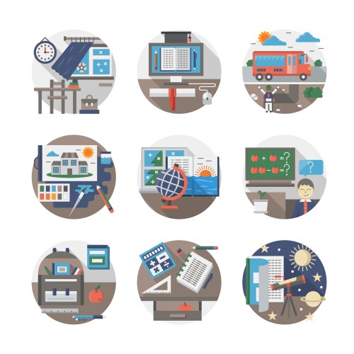 School Routine Vector Images (over 1,800)