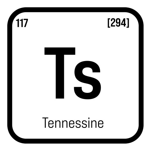 Tennessine Element Periodic Table Vector Images (over 110)