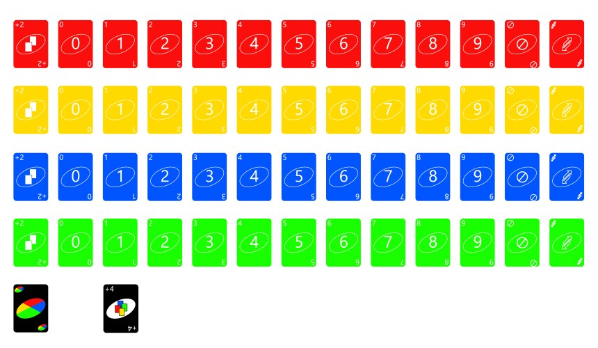 Uno Card Vector Images (over 160)