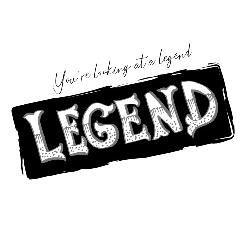 Legend Slogan Vector Images (over 180)